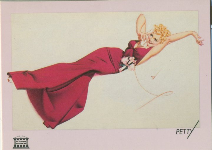 George Petty - Petty Girl Promo Card